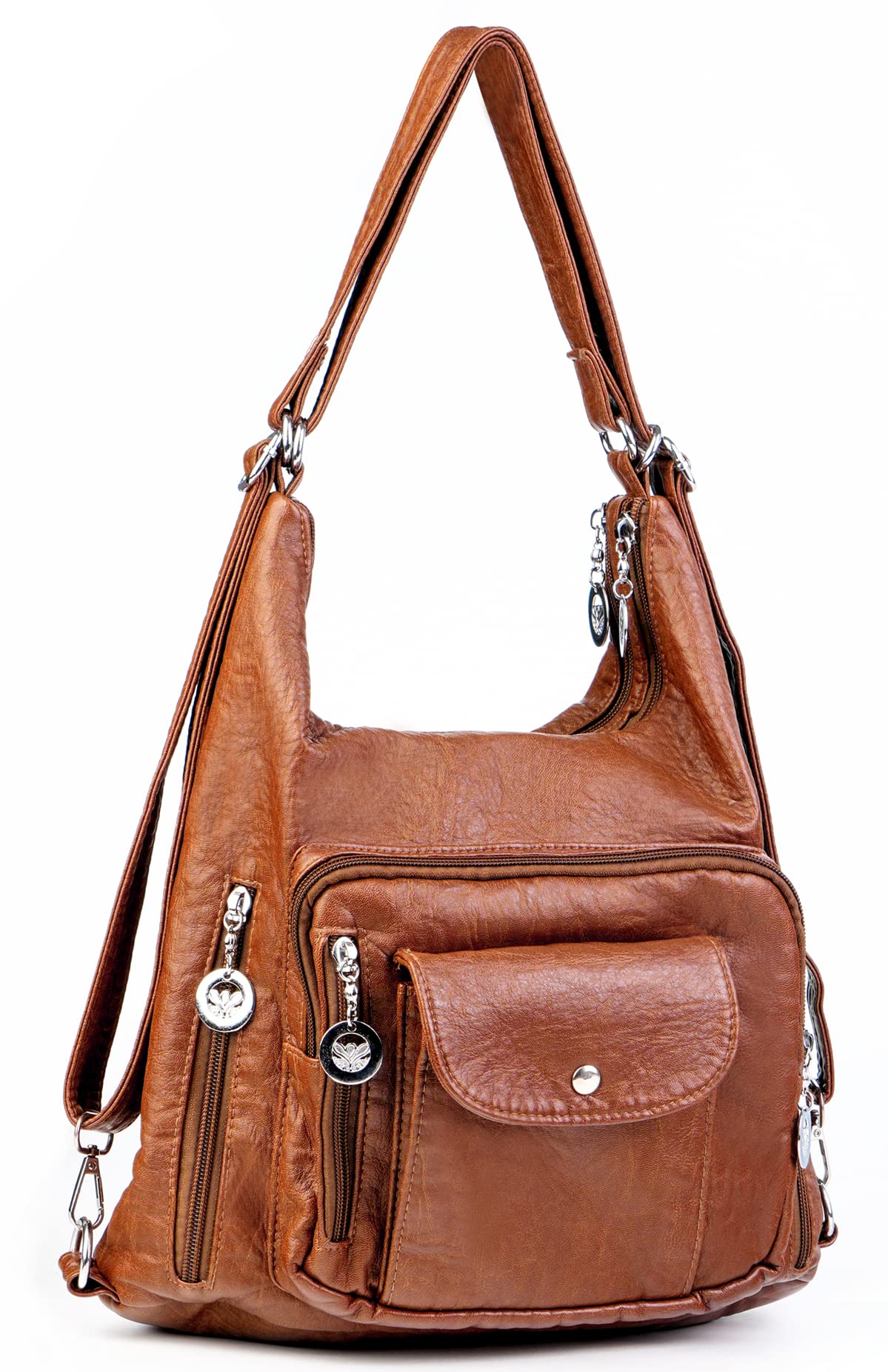 Handbags for Women Hobo Bags Shoulder Bag Tote Bag Satchel Handle Bag (Brown)
