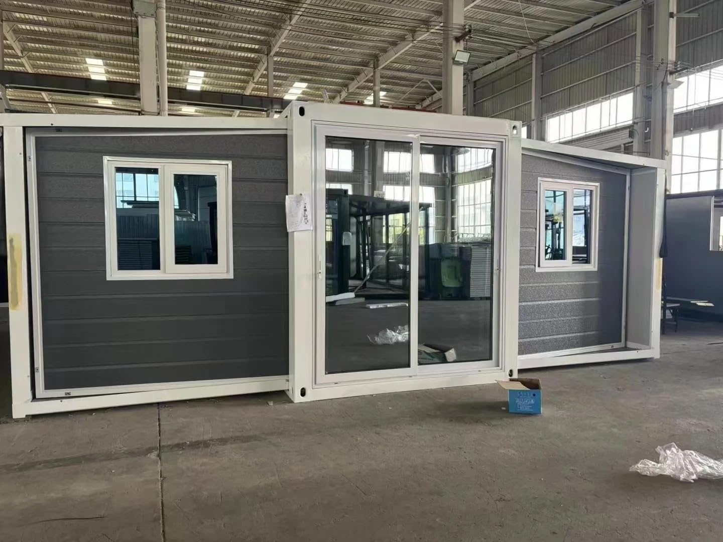 Prefabricated Mobile Tiny House, 15x20 ft, 2 Bedrooms, Bathroom, Kitchen for Guard House, Shop, Villa Hotel, Booth, Office Waterproof
