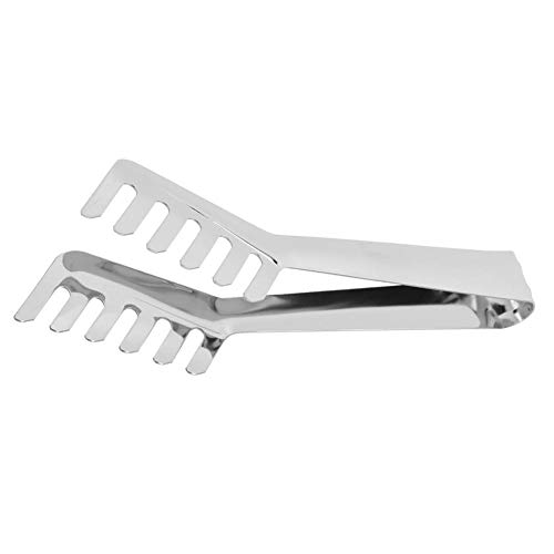 Spaghetti Tongs - Kitchen Pasta Tongs Stainless Steel Comb Shaped Tongs, Noodles Pasta Clip Kitchen Cooking Tool (8 inchs)
