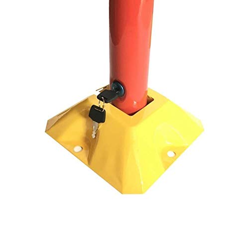 Parking Lock,Parking Barriers Parking Space-Saving Lock Heavy Park Lane Barriers Folding Metal Bollards Bollard