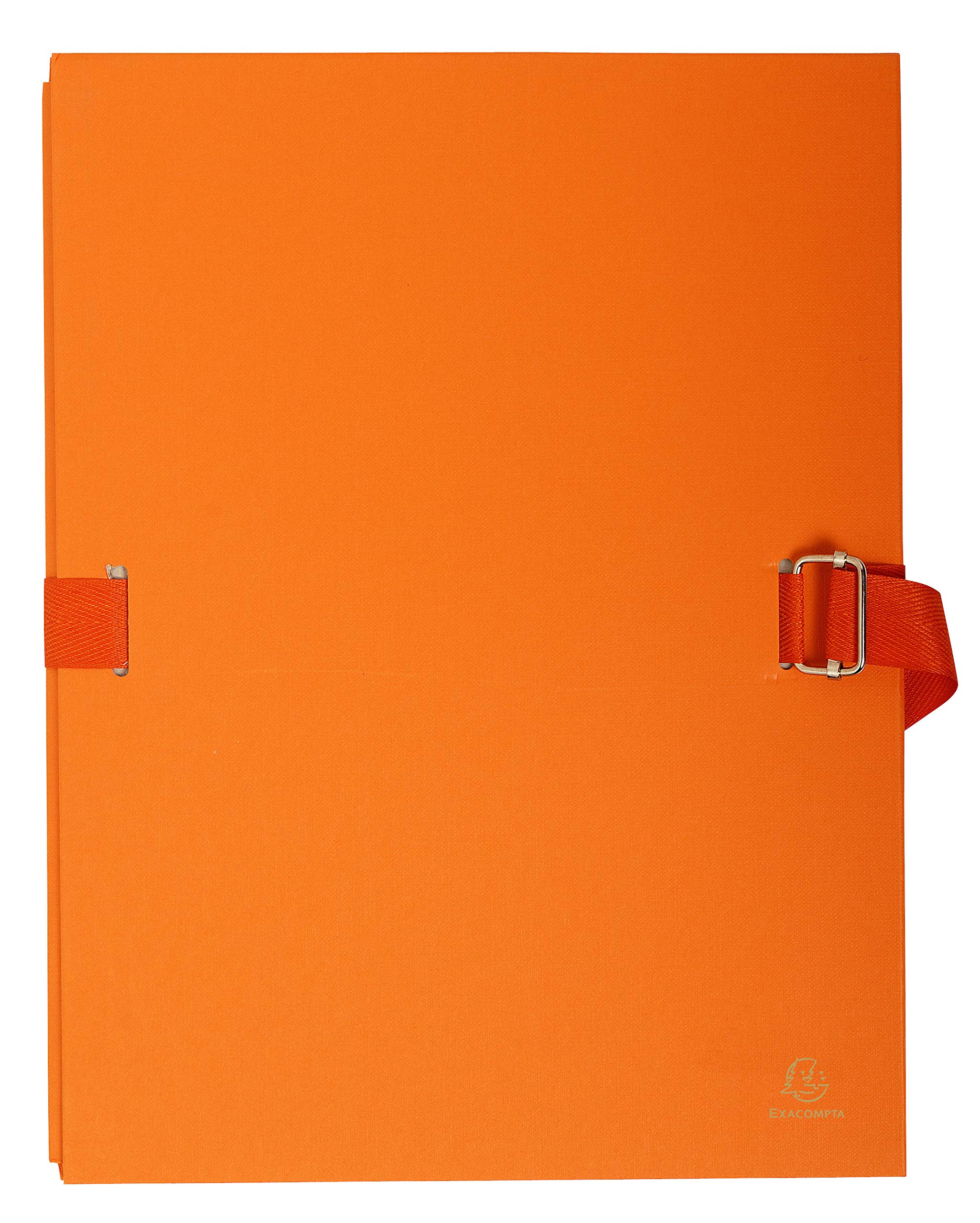Exacompta Expandable Folder with Coloured Canvas Paper - Orange