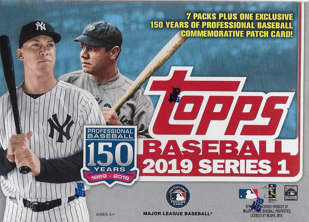 Topps 2019 Baseball Series 1 Trading Cards Relic Value Box (Retail Edition)