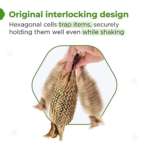 IDL Packaging HexcelWrap Cushioning Kraft Paper 15.25" x 300' in Self-Dispensed Box β Eco-Friendly Honeycomb Alternative to Bubble Wrap β Innovative Packing Paper Roll for Shipping and Moving