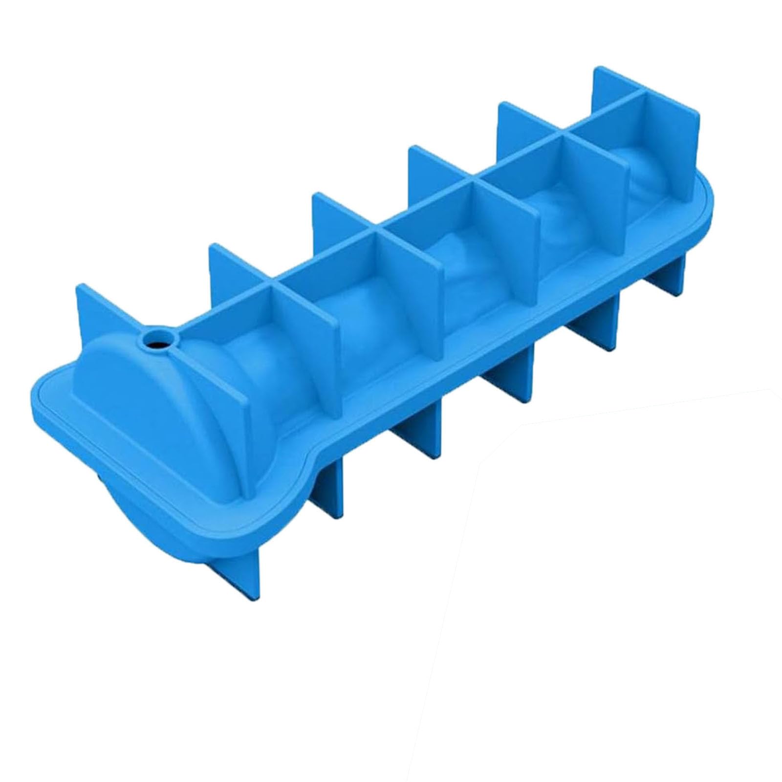 Generic Prank Ice Cube Tray Mold - Prank Silicone Ice Cube Molds, Large Ice Cube DIY Mould Tool for Making Ice Cubes for Chilled Whisky Cocktails Juice Drinks Tea and Coffee (Large), Blue
