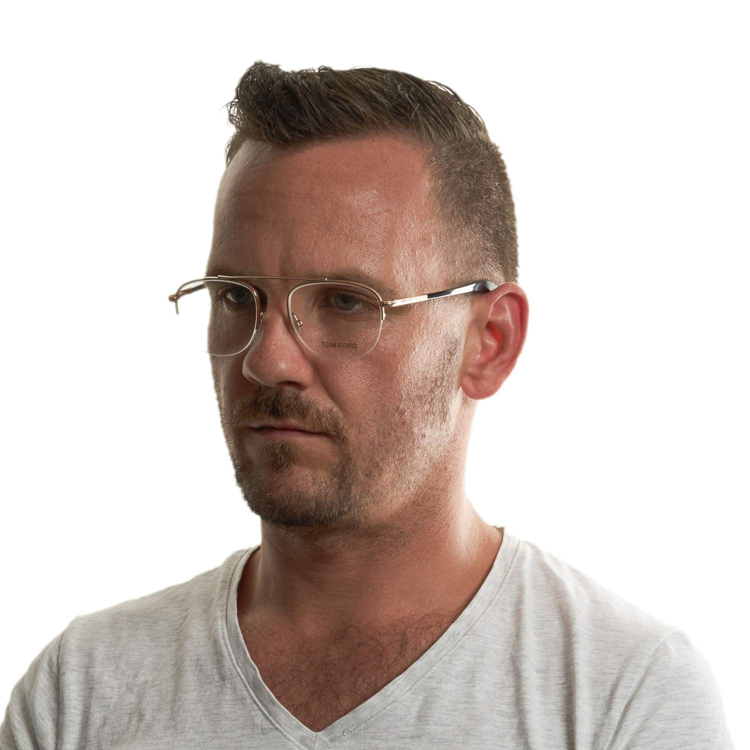 Eyeglasses Tom Ford FT5450/V 028 semi rimless Size:49/19/140