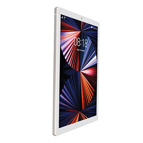 HD Tablet, Octa Core CPU Dual SIM 100 to 240V 4GB RAM 10in Tablet for Business (US Plug)