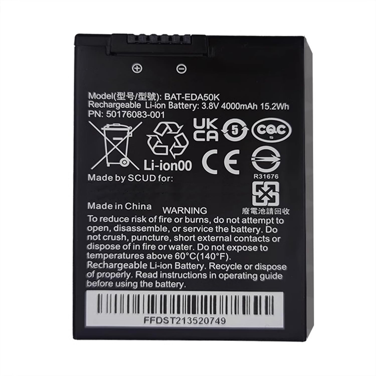 LAPTPBAT BAT-EDA50K Battery for Honeywell ScanPal EDA50K BAT-EDA50K-1