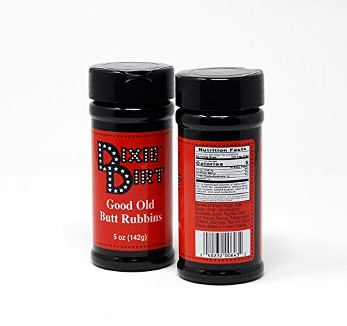 Dixie Dirt Good Old Butt Rubbins Alabama All Purpose Meat Seasoning Pack of 2 Bundle with a JFS Recipe Card