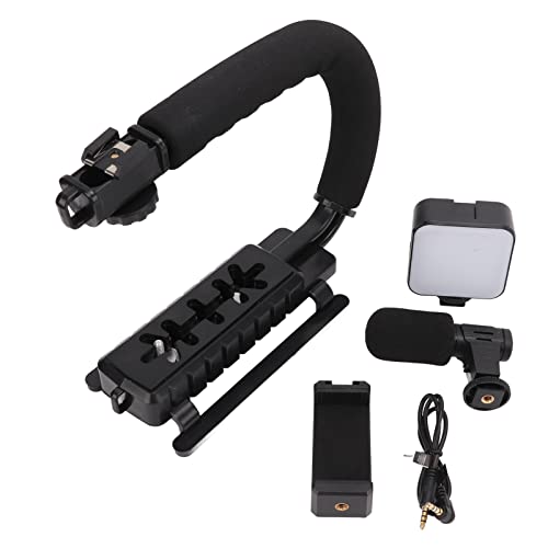 Handheld Video Camera Stabilizer, Anti Loose 1/4 inch Thread U Shape Camera Stabilizer for Outdoor for Shooting