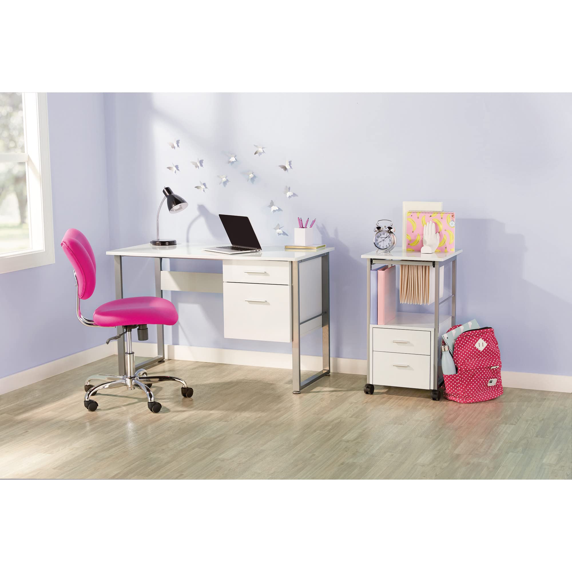 RealspaceĀ® Halton 48"W Computer Desk, White