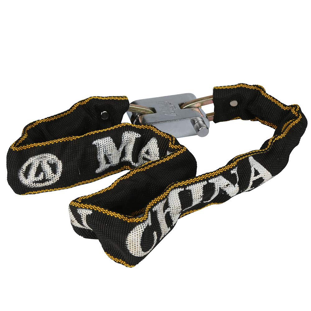 Toxz Heavy Duty Chain Lock for Motorbike Motorcycle Scooter Bike Motor Bicycle,Chain Pad Lock,Metal Chain