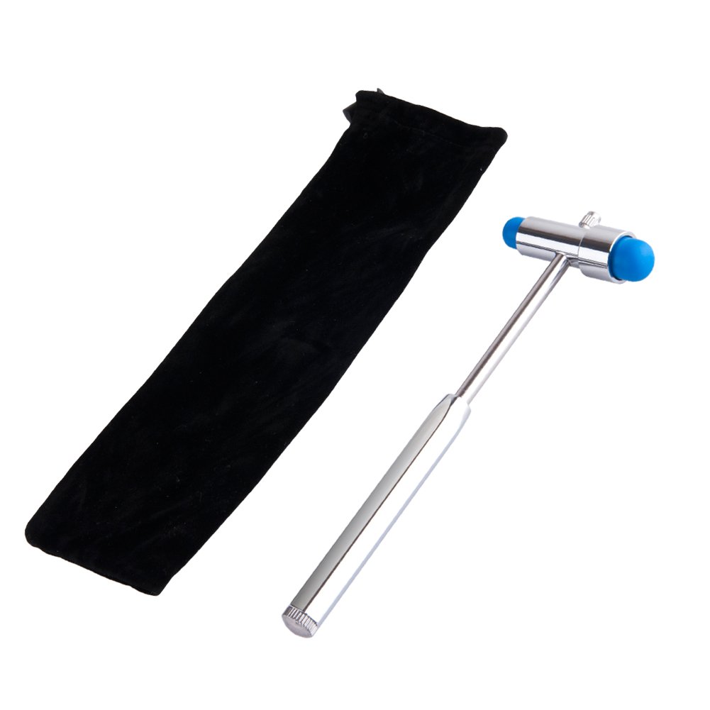 Reflex Hammer, with Needle and Brush - Tromner Neurological Reflex Hammer for Neurologic Reflex Diagnosis and Testing - Light Weight Neurology Therapy Instrument by QIYUN - Blue