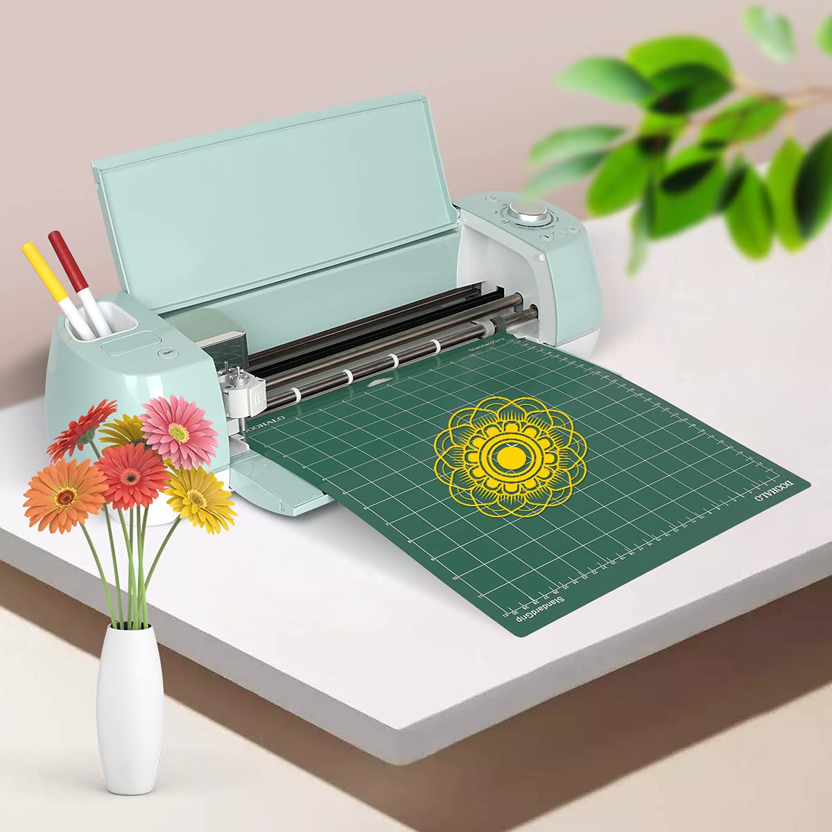 DOOHALO Variety Cutting Mats for Cricut,Cutting Mat for Cricut Maker/Maker 3/Explore 3/Air/Air 2/One, 12 X 12 inch Standard LightGrip StrongGrip Cutting Mats Replacement Accessories for Cricut