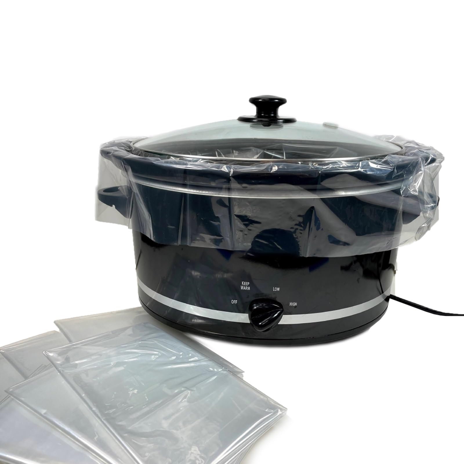 Regency Wraps Slow Cooker Saver, Time Saving, Non-Stick Liners For Easy Clean Up After Making Stews Soup and Meat, Store and Reheat Food, 20 x 12, Pack of 12