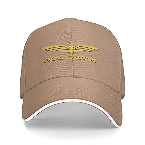 Goldwing Logo Hats Rock Unisex Baseball Cap Natural
