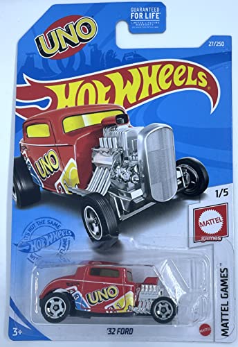 Hot Wheels - '32 Ford - Mattell Games 1/5 [red/UNO] #27/250