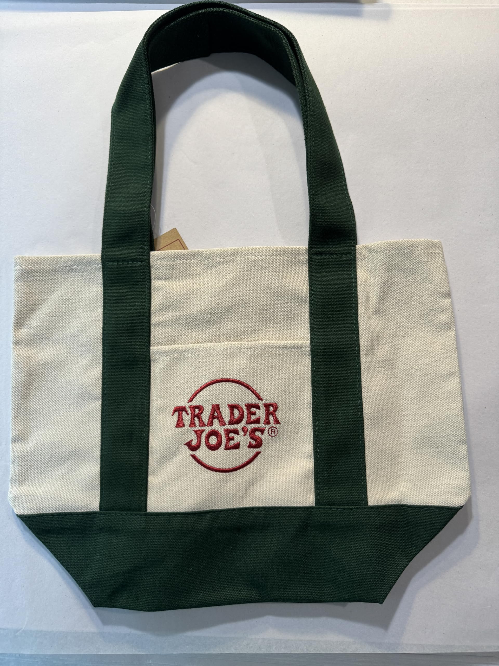 Set of Four Trader Joe's Mini Canvas Totes Bags
