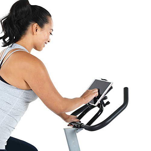 Exerpeutic Indoor Stationary Bike - Stationary Bikes for Home with Bluetooth Smart Connect - Spin Bikes for Home Designed to Work with the MyCloudFitness App for Custom Cardio Training and Tracking