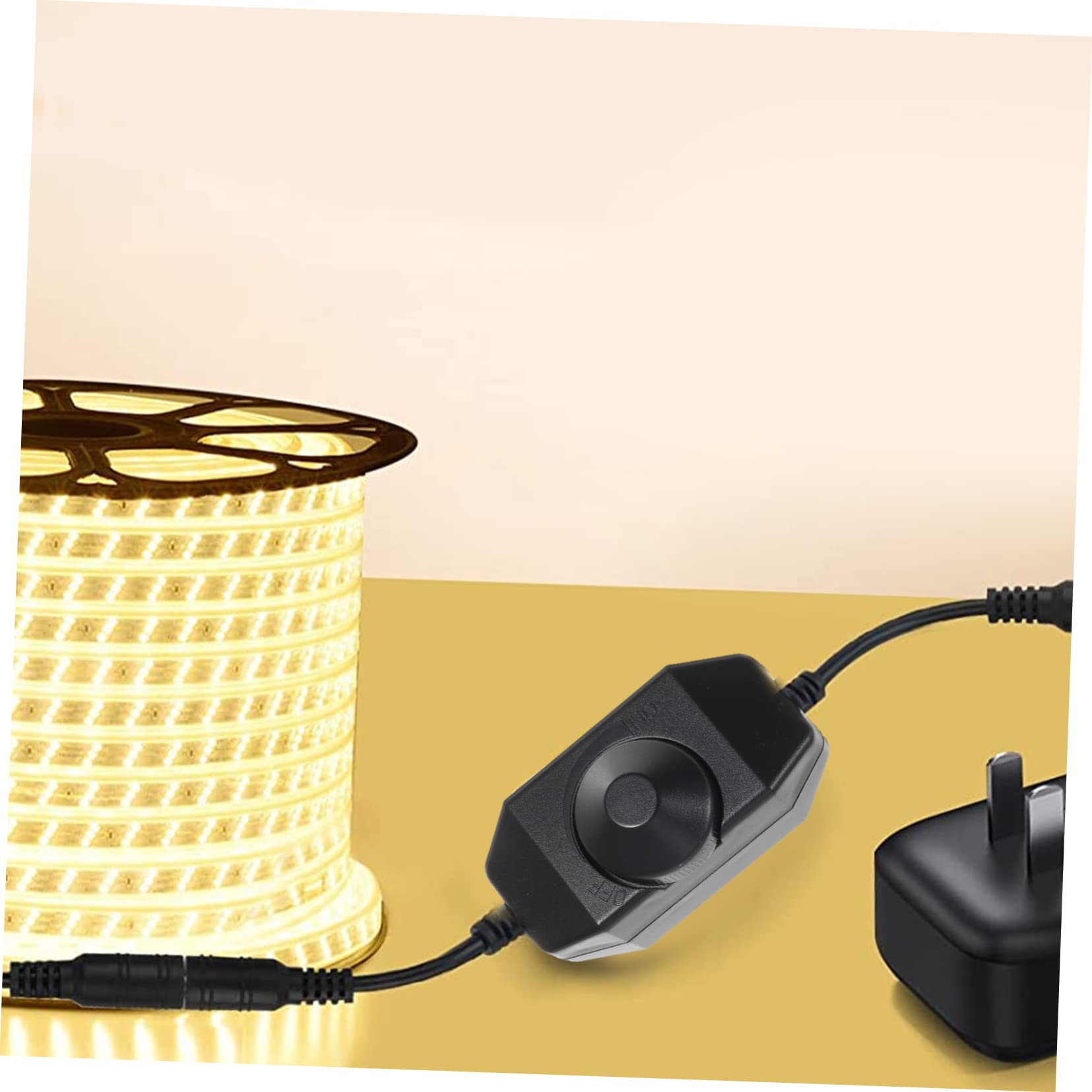 DOITOOL 3pcs Led Light Dimmer Mini Lamp Dimmer Switch Knob Dimmer for Fairy Light Led Light Rotary Led Dimmer Switch Fairy Lights Led Rotary Dimmer Abs Accessories to Rotate Dimming