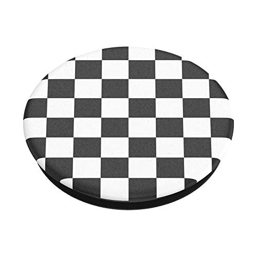 PopSockets PopTop (Top only. Base Sold Separately) Swappable Top for PopSockets Phone Grip Base - Checker Black PopTop