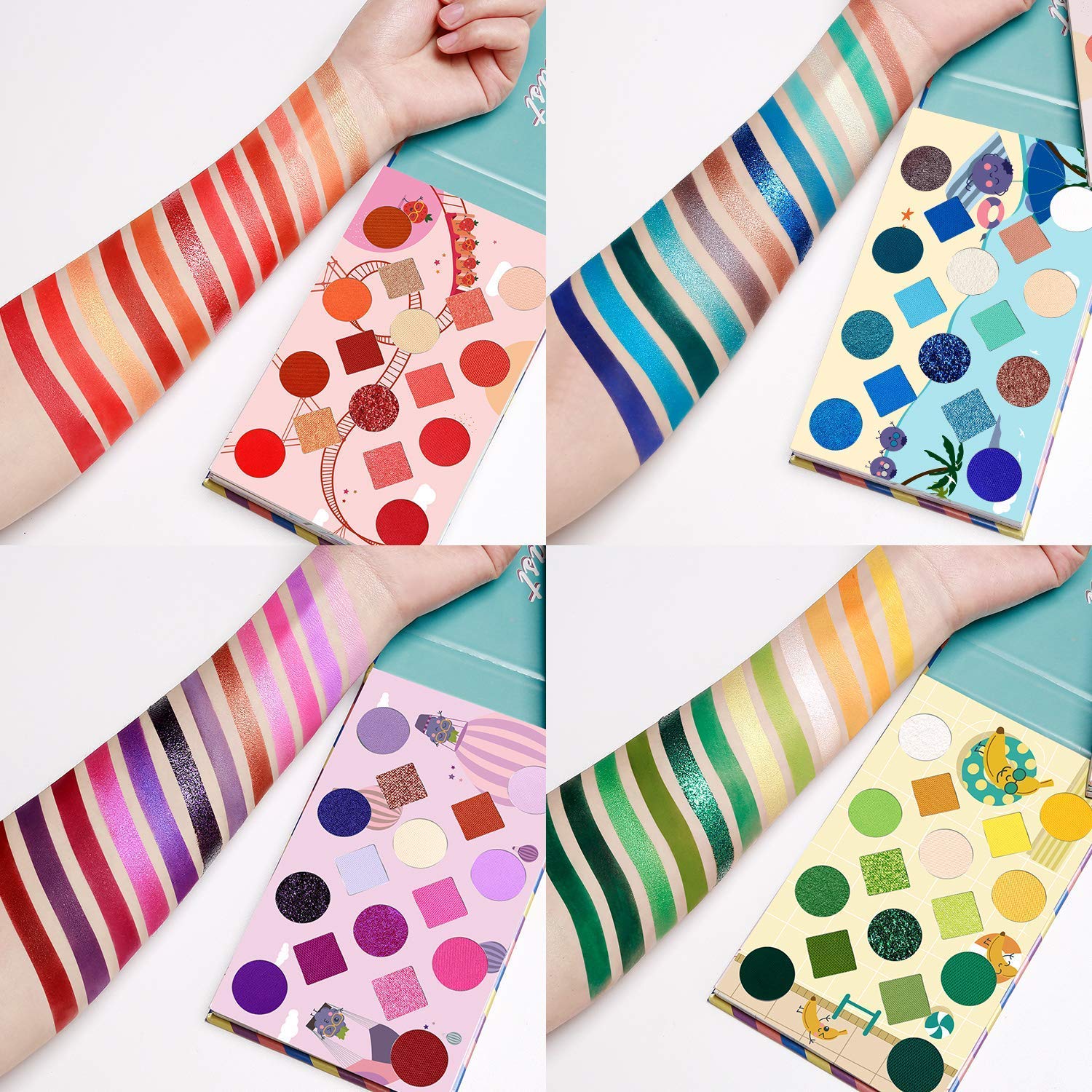 EYESEEK High Pigmented 64 Rainbow Eyeshadow Palette, All in One Gift Sets, Colorful Eye Shadow Plattet Make Up Matte Shimmer Glitter Cosmetics for Halloween Makeup