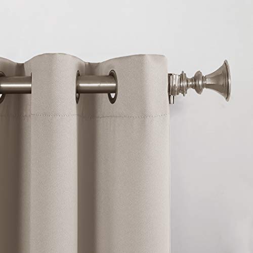 Sun Zero Barrow Energy Efficient Grommet Curtain Single Panel