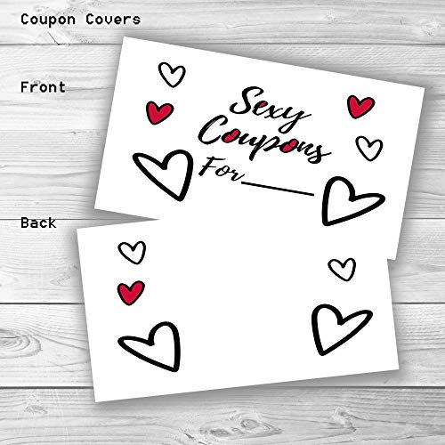Love Coupons, Valentines Coupon book, Custom Scratch off Coupon Gifts for Him, Her, Boyfriend, Girlfriend or Couples
