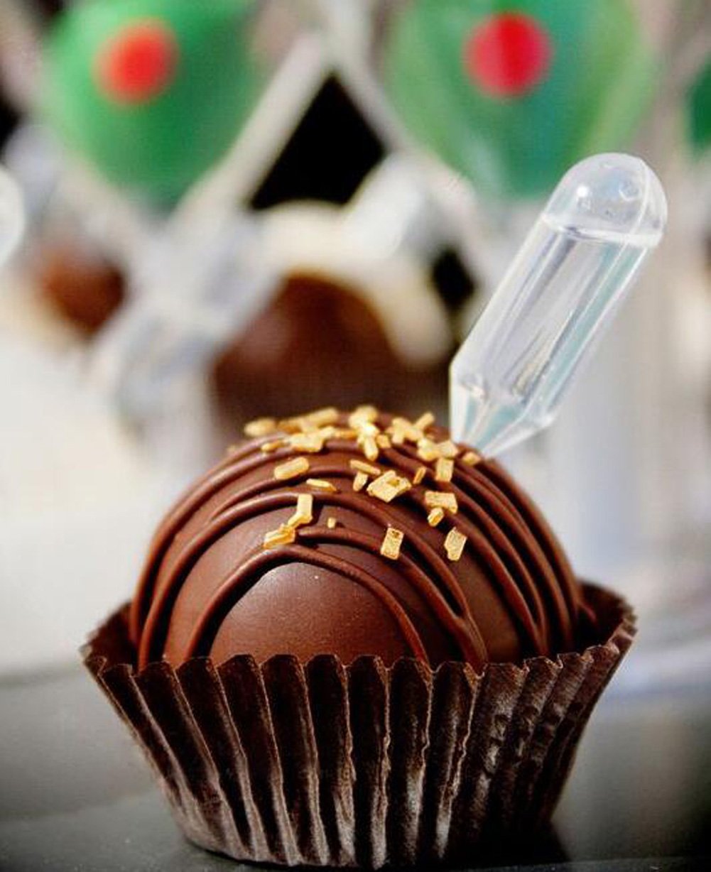 Rimandy 100 Pcs Mini Clear 4ml Plastic Transfer Pipettes Food Cupcake Squeeze Dropper Liquid Dropper Pipettes