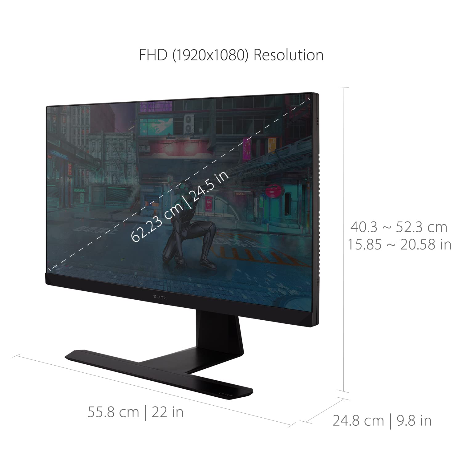 ViewSonic XG250 25 Inch 1080P 1MS 280Hz IPS Gaming Monitor With GSYNC Compatible, HDR400, RGB Lighting, And Advanced Ergonomics For Esports
