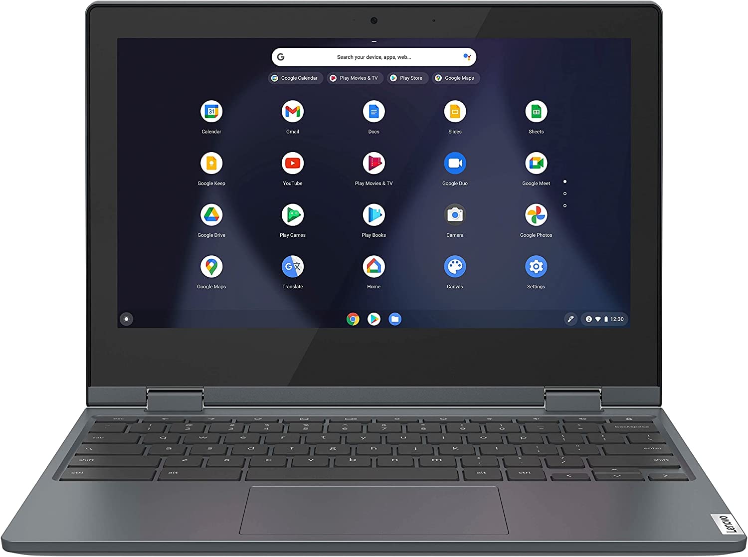 Lenovo 2022 Flex 3 Chromebook 2-in-1 Laptop, 11.6" Touchscreen, Octa-Core MediaTek MT8183 Processor, 4GB DDR4 RAM, 64GB eMMC, WiFi, BT, Abyss Blue, Chrome OS, BROAG 5Feet USB Extension Cable