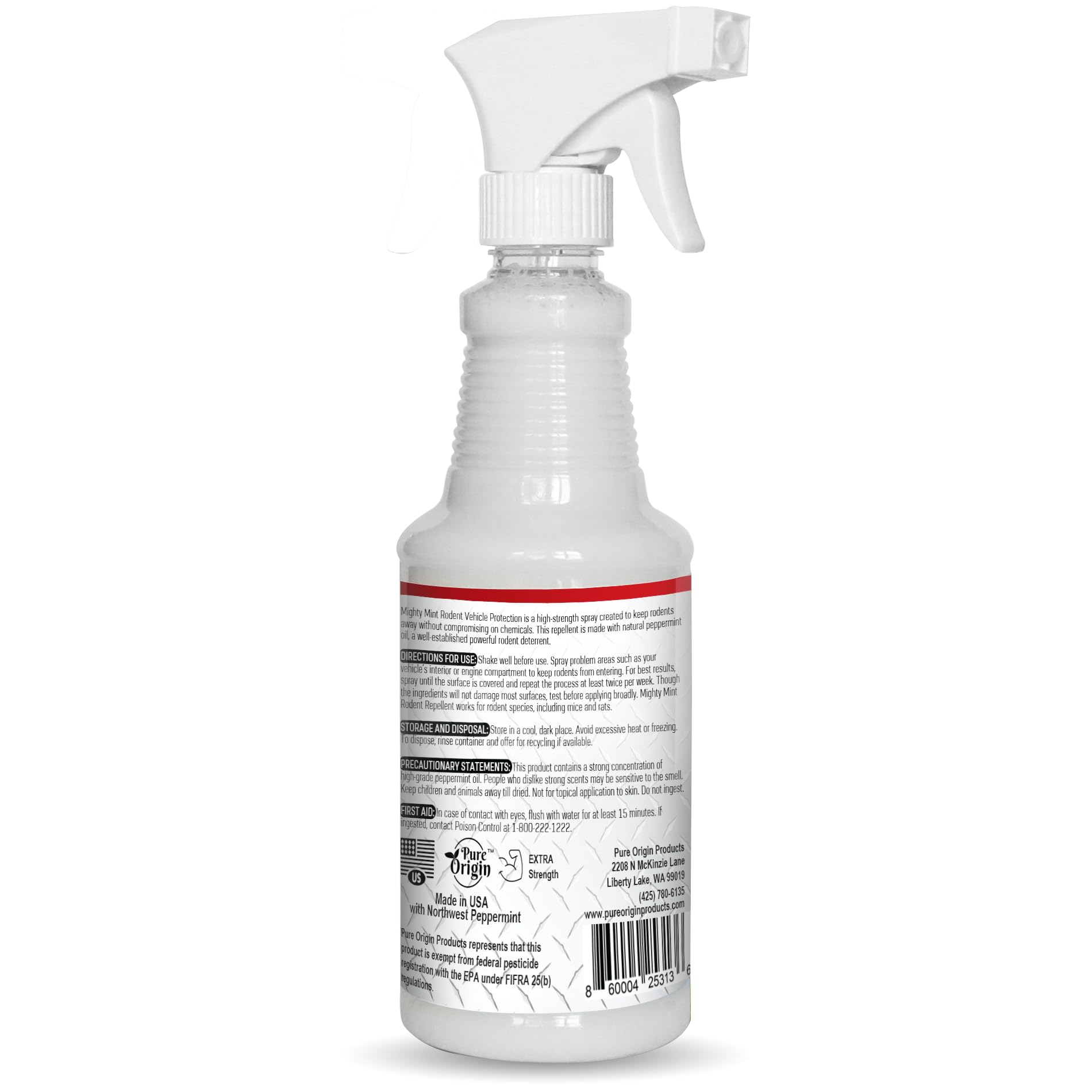 Rodent Repellent Spray for Vehicle Engines and Interiors - Cars, Trucks, RVs, & Boats
