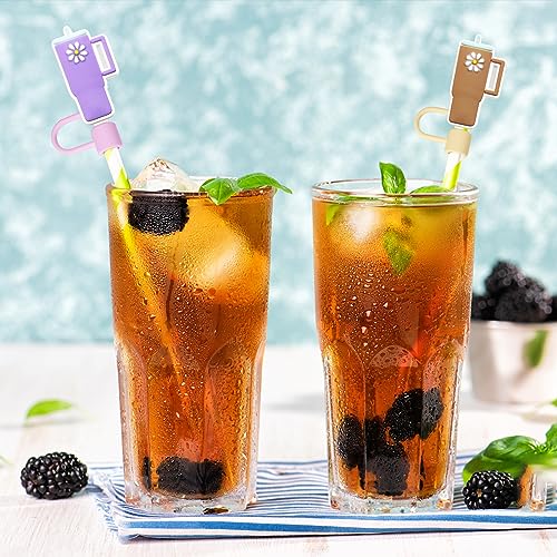 Stanley Straw Cover Cap for Stanley Cup, Reusable Straw Topper for Stanley 30&40 Oz Tumbler, Straw Tip Covers for Stanley Cups Accessories (7)