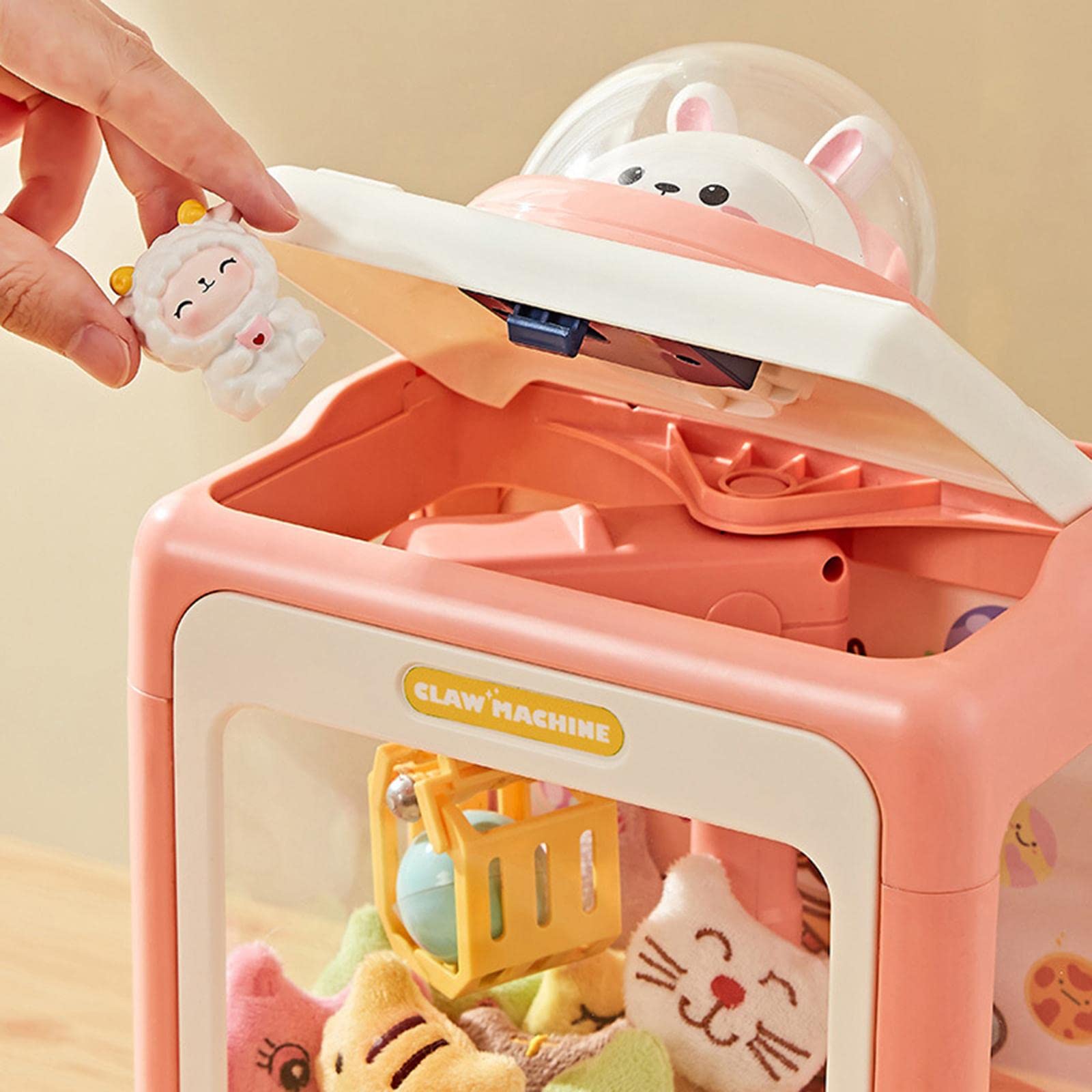 Harilla Small Claw Machine,Kids Arcade Claw Machine, Pink