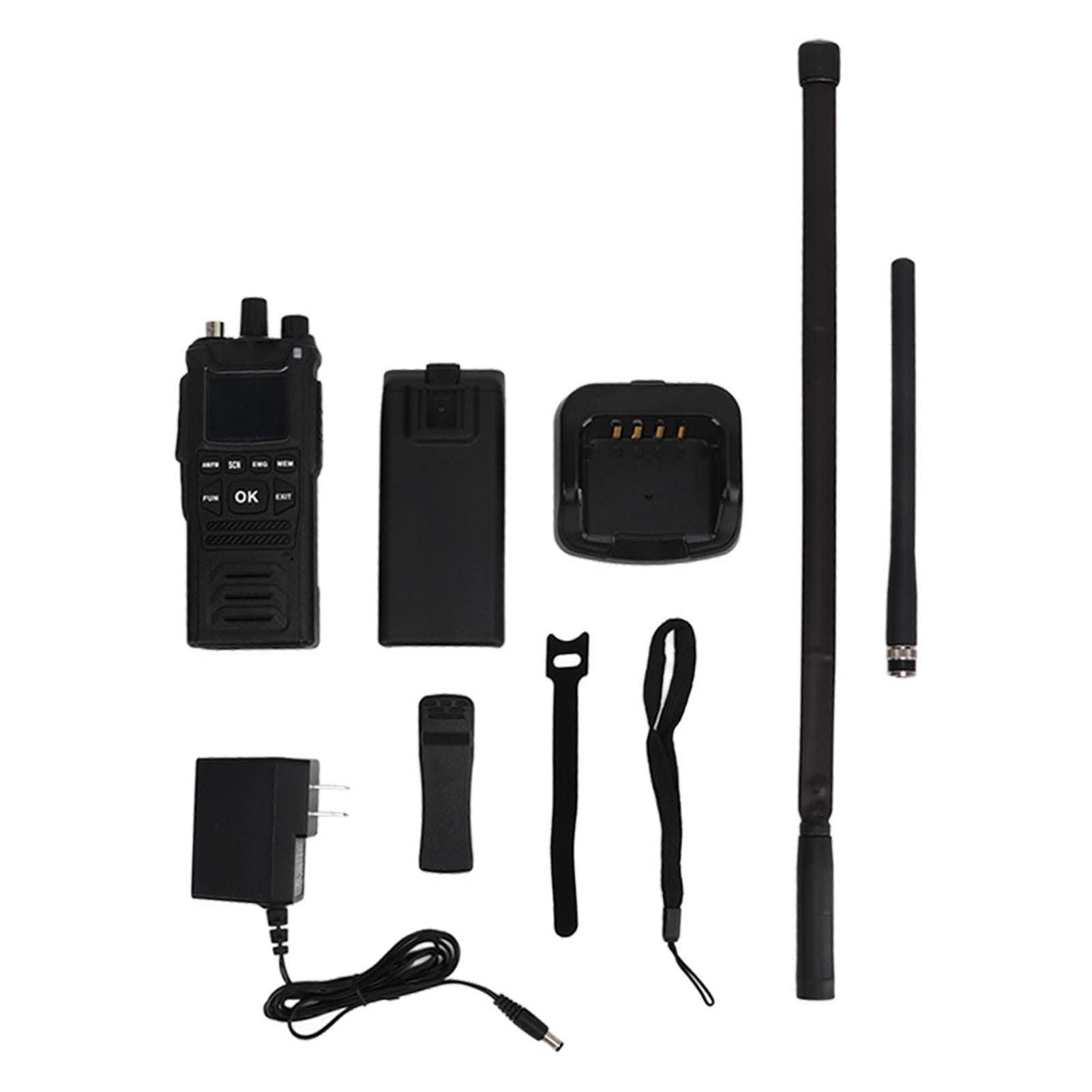 Handheld Marine Radio, Clear Sound Marine Walkie Talkies High Volume Stable Transmission for Daily Use (US Plug)