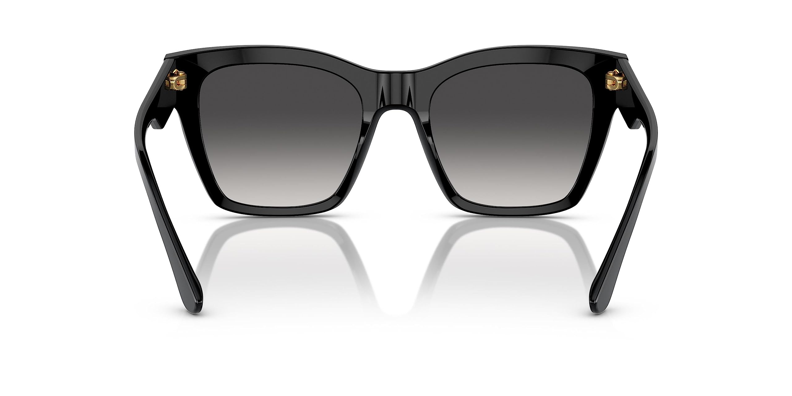 Dolce & Gabbana Women's Round Fashion Sunglasses, Black/Grey Gradient, One Size