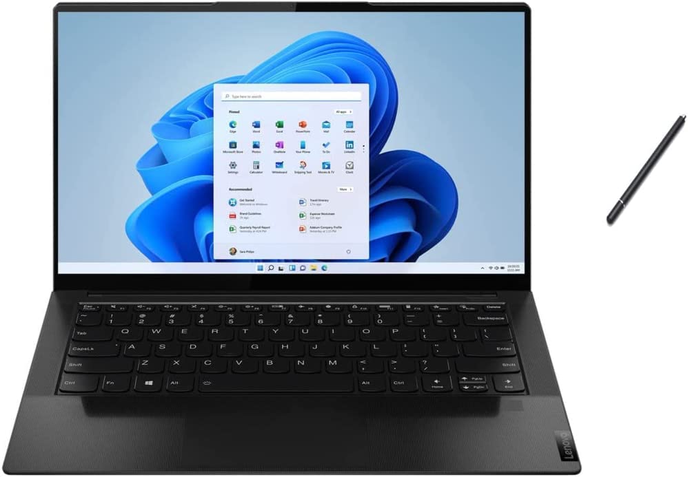 Lenovo IdeaPad Slim 9i 14" 4K UHD Touchscreen Ultra Laptop | Intel EVO Core i7-1195G7 | Backlit Keyboard | Fingerprint Reader | Black | Windows 11 (Black, 16GB DDR4 | 512GB SSD) (Renewed)