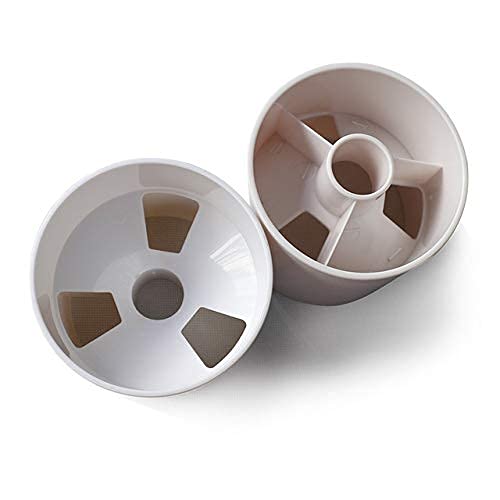 GOTAYA 4pcs Golf Hole Cups for Practice Putting Chipping Green Backyard Yard | 4β Depth Fit USGA LPGA PGA Regulations | White Plastic ABS Outdoor Indoor Cup