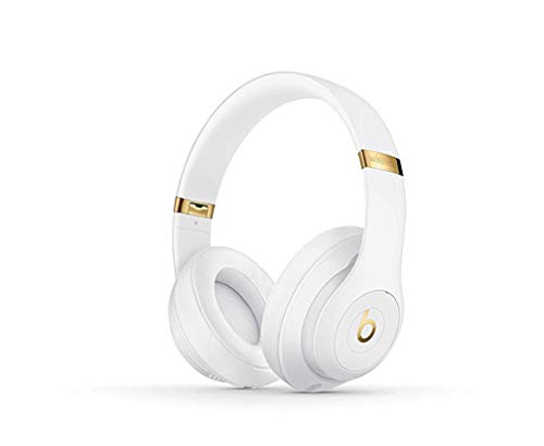 Replacement Ear Pads Cushions, Earpads Cover Compatible with Beats Studio 2 Wireless Wired and Studio 3 Over Ear Headphones 1 Pair (White)