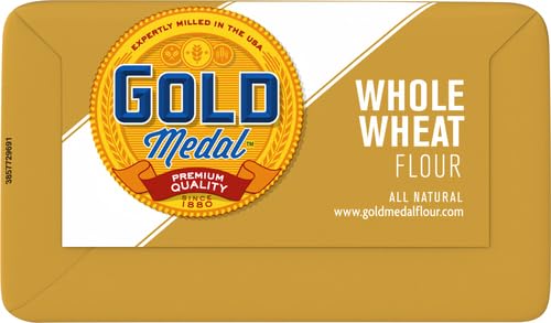 Gold Medal Premium Quality All Natural Whole Wheat Flour For Baking, 5 lb