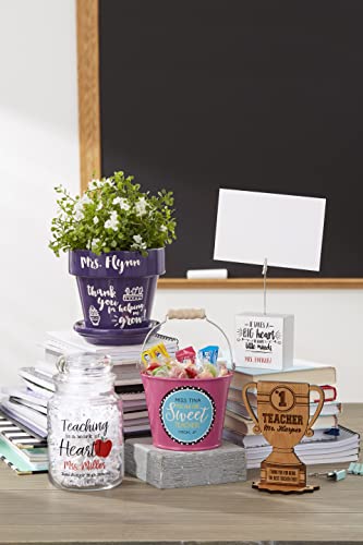 Personalization Universe Inspiring Teacher Personalized Glass Candy Jar