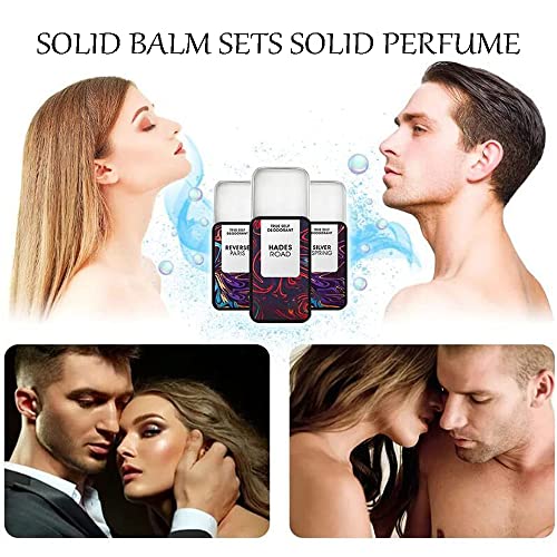 KCRPM Hommelure Fheromotherapy Solid Perfume Set,Hommelure Feromone Solid Perfume Set,Solid Balm Sets Solid Perfume,Hommelure Solid Perfume Set for Men and Women (1Set)