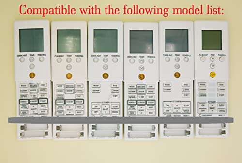 Replacement for Fujitsu Air Conditioner Remote Control AR-REM1U ARREM1U ASU9RLS3Y ASU12RLS3Y ASU15RLS3Y ASU30RLE, ASUG09LZAS ASUG12LZAS ASUG15LZAS Display in Both Fahrenheit and Celsius