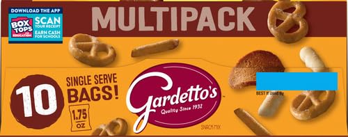 Gardetto's Snack Mix, Original Recipe, Multipack Snack Bags, 1.75 oz, 10 ct