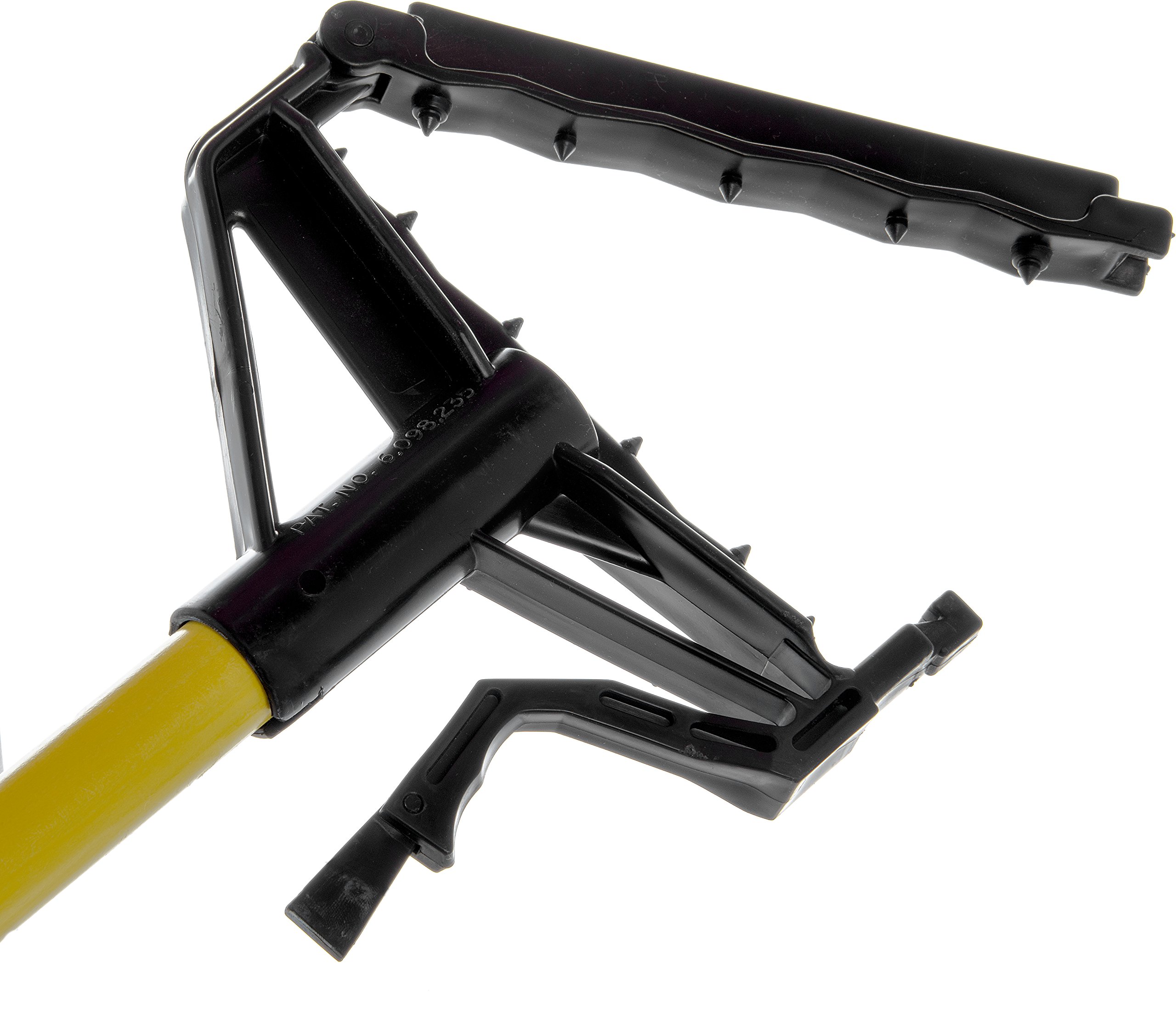 SPARTA 4166404 Spectrum Fiberglass Mop Handle With Quik-Release For Cleaning, Commercial, Residential, 60 Inches, Yellow
