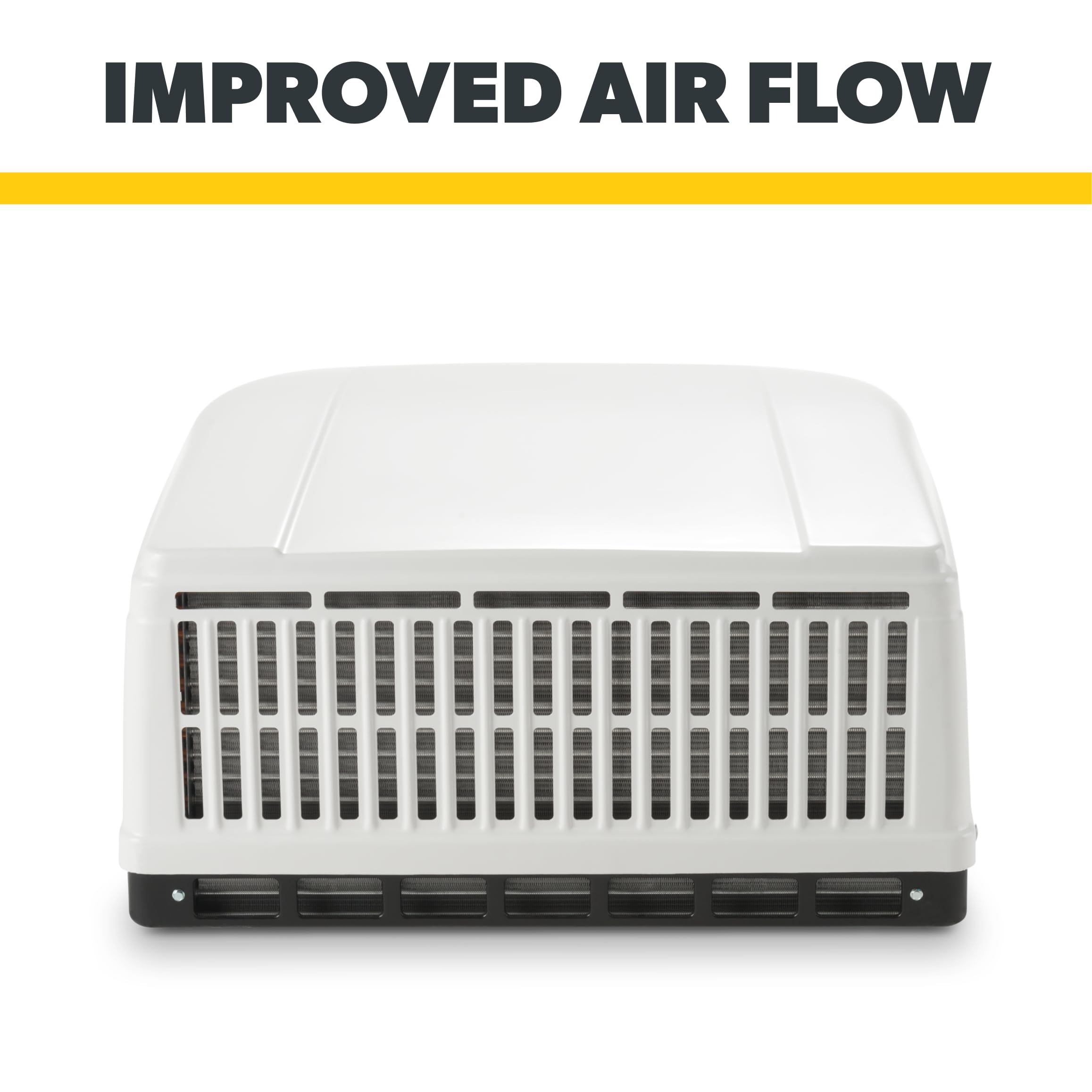 Dometic Brisk II | 13.5K BTU Air Conditioner | White | Standard Height | 9105304463 | Ducted or Non- Ducted | Quiet AC | Easy Install | Ideal For Campers, Vans, RV or Trailers | Lightweight