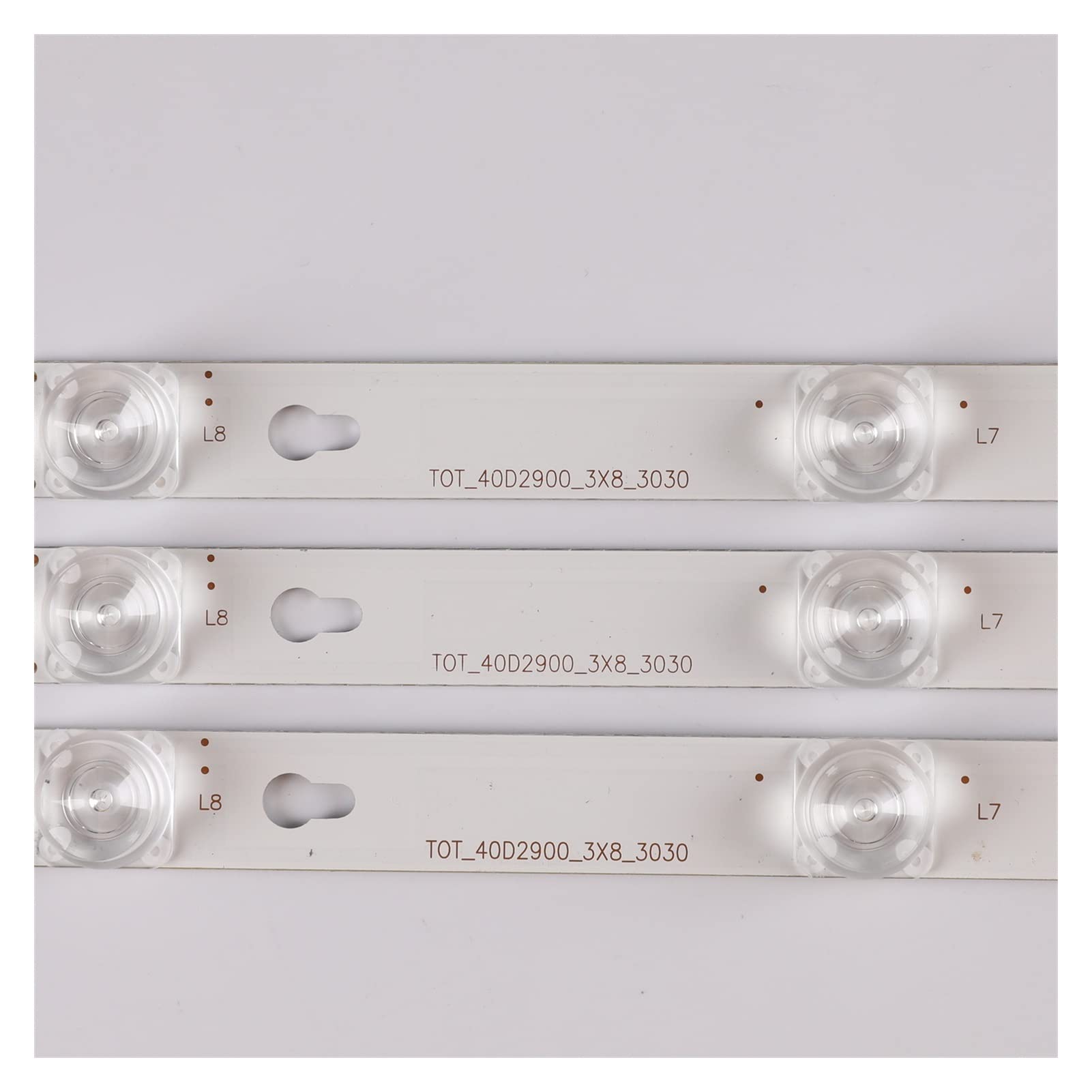 DAYHOM 3pcs LED Backlight 40" TV L40F3303B L40F3301B L40F3800A Bar Strip fit for TOT-40F3800-3X8-3030C-V1 Screen LVF400SS0TE2V2 Fit for TCL Light Strips for tv (Size : 2set)