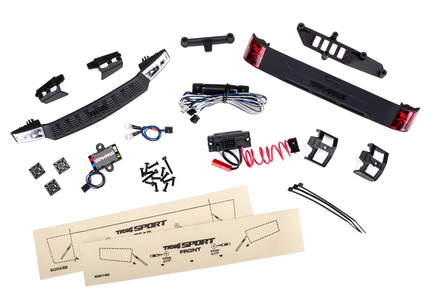 TRAXXAS LED Light Kit Complete with Power Supply (Headlights, Tail Light &