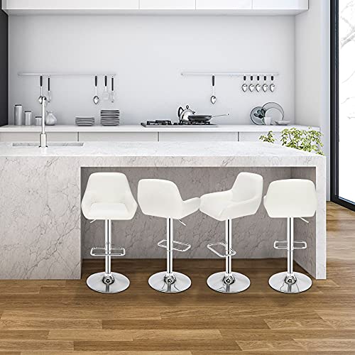 LLAMN Three Colors 2 BJ221 Dustpan Chair Square Foot Bar Stool PU Fabric Bar Stools Spa Tattoo Massage Salon Furniture (Color : Black)