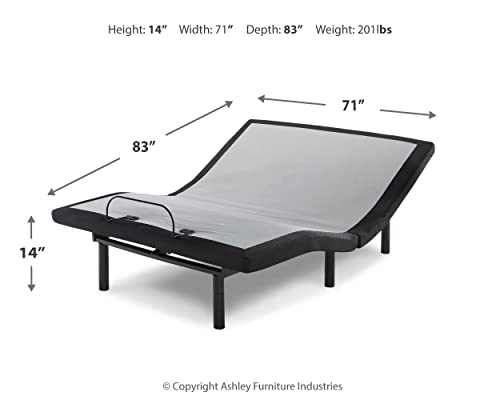 Signature Design by Ashley Adjustable Power Mattress Massage Base with Remote Control, California King