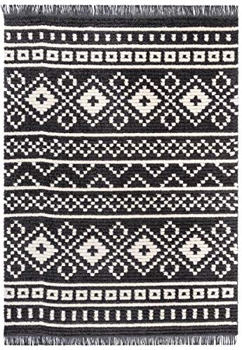 Well Woven Nakoma Grey Tribal Diamond Pattern Area Rug 8x10 (7'10" x 9'10")
